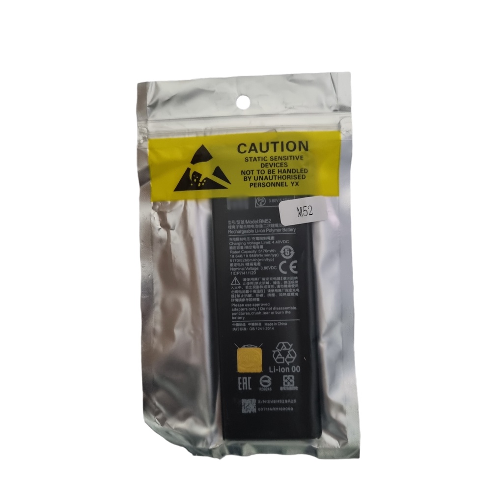 Bateria para Xiami Bm52 Note 10 Lite Mi Note 10 Pro Cc9 Pro +garantia ...