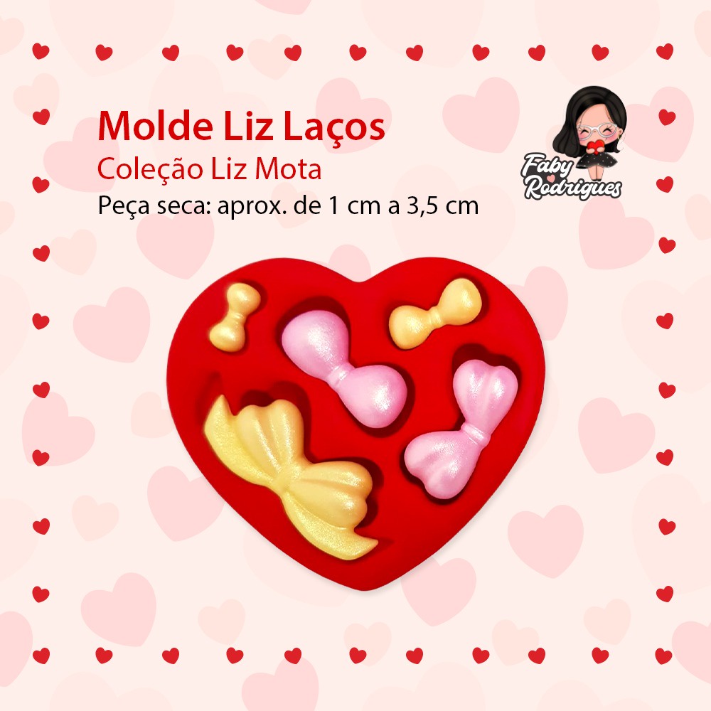 Molde de Silicone Liz Laços - Liz Mota | Shopee Brasil