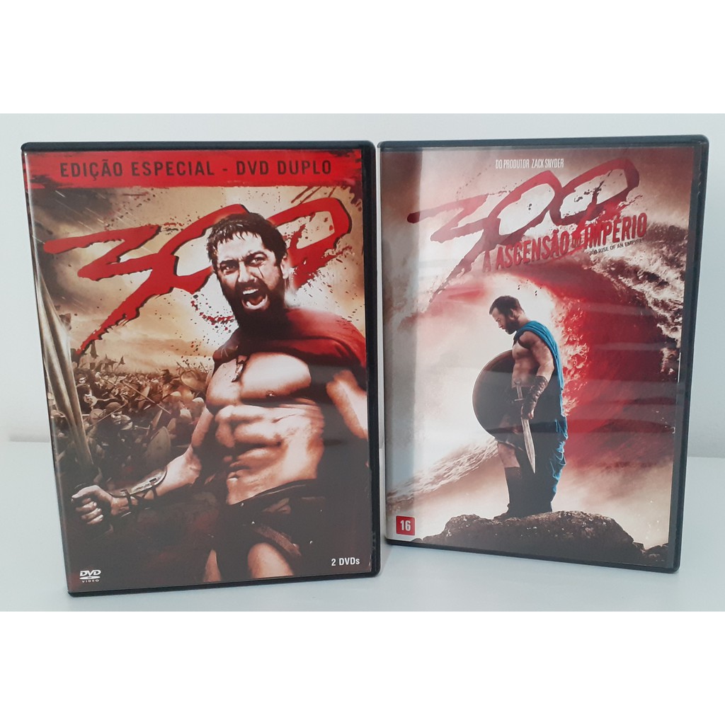 DVD 300 e 300 A Ascenção do Império Originais de Coleção Pessoal ...