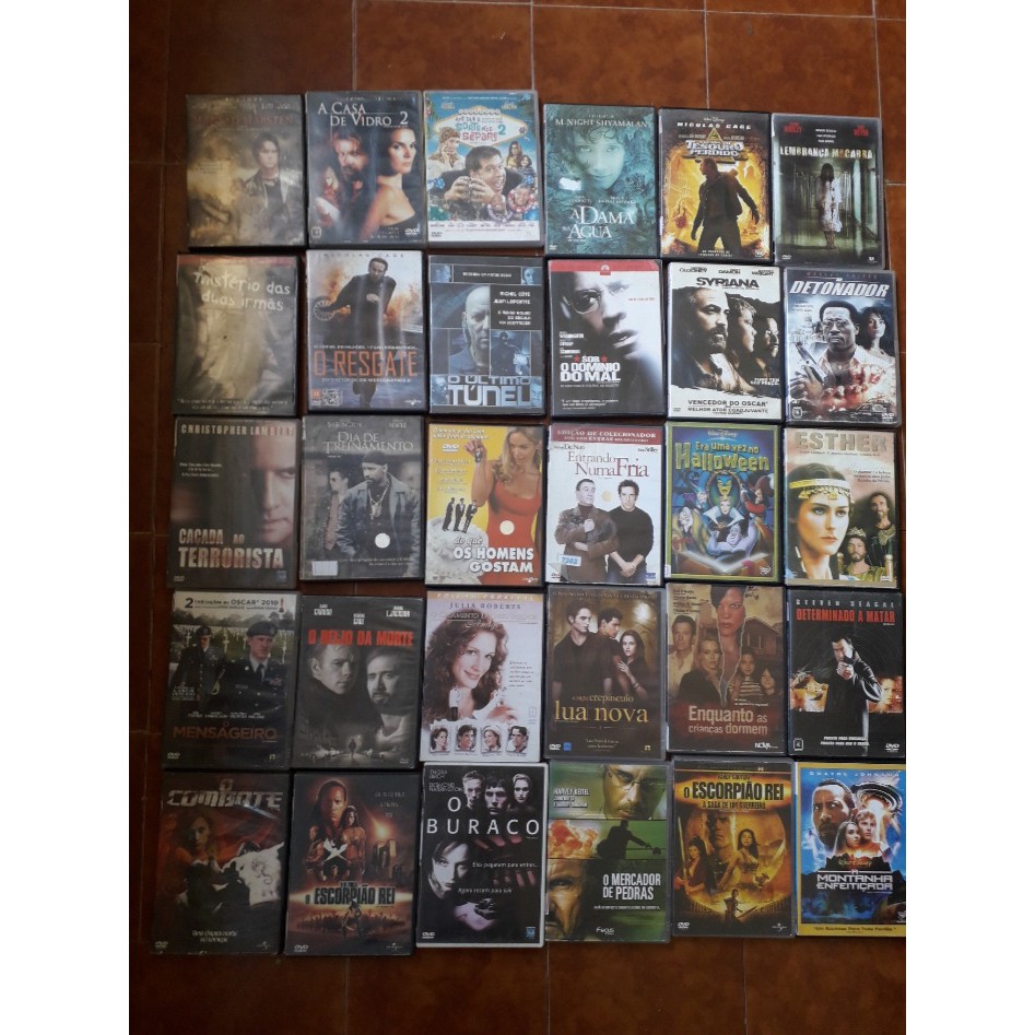 DVDs originais diversos mais de 1000 títulos | Shopee Brasil