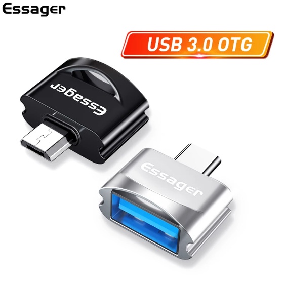 Conector OTG Usb tipo-C Essager de Alta Qualidade | Shopee Brasil