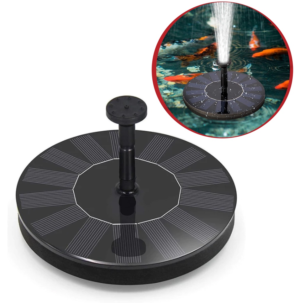 Mini Fonte de Agua de Energia Solar Flutuante | Shopee Brasil