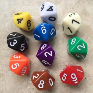 Dado de 10 lados D10 RPG Dungeons & Dragons D&D TRPG Game Dice | 10 ...