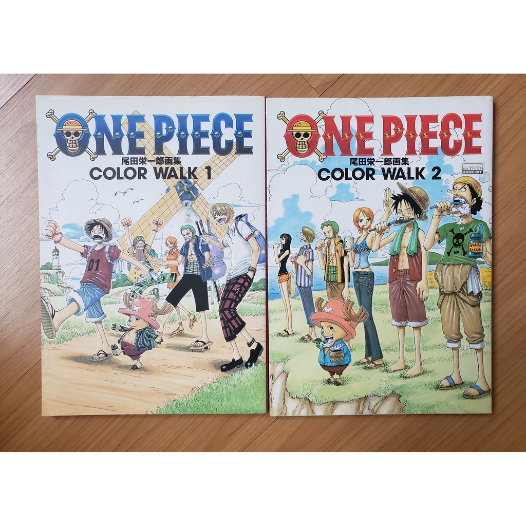 Artbooks One Piece Color Walk 1 e 2 - Eiichiro Oda | Shopee Brasil