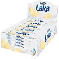 Chocolate Branco Laka - Caixa com 20uni de 20g cada - Qualidade Lacta ...
