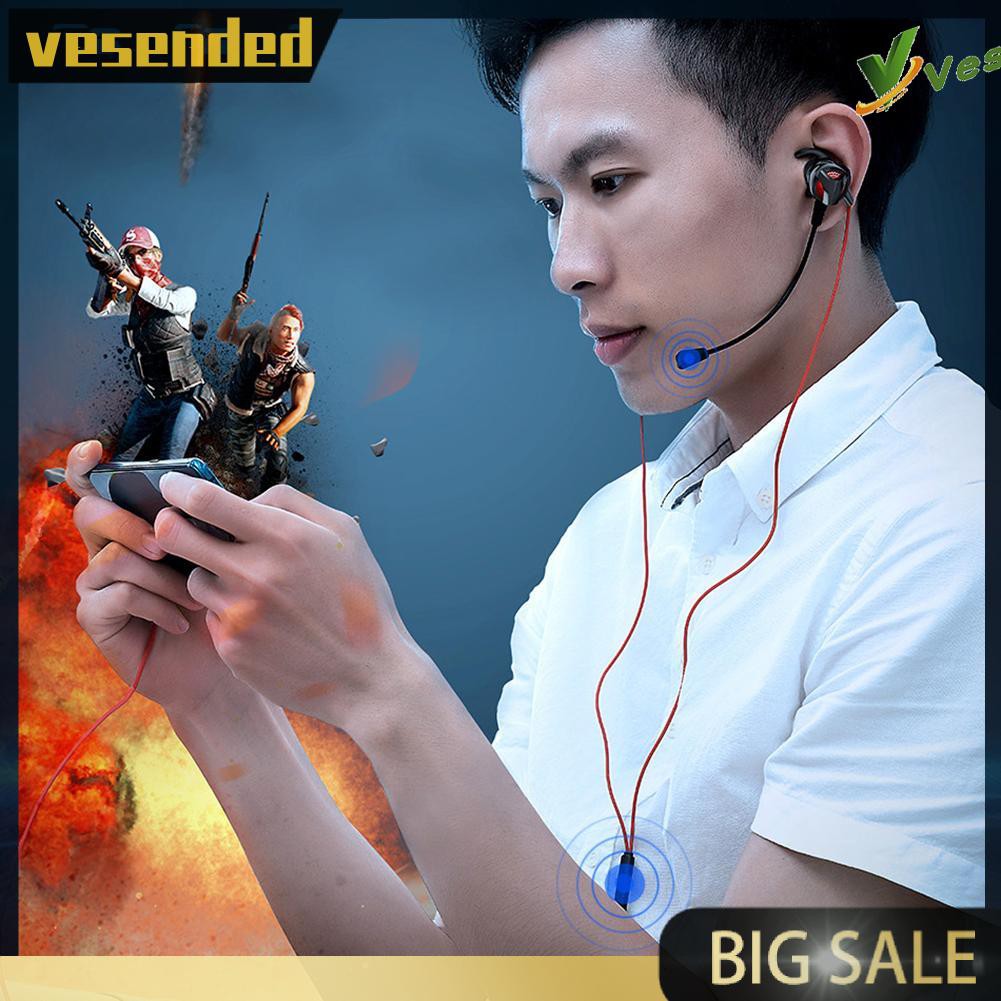 Baseus H15 GAMO Fone de ouvido com fio de 3,5 mm com fio Controle de ...