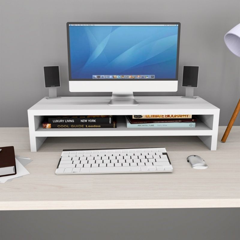 Suporte para Monitor/ Notebook Organizador | Shopee Brasil