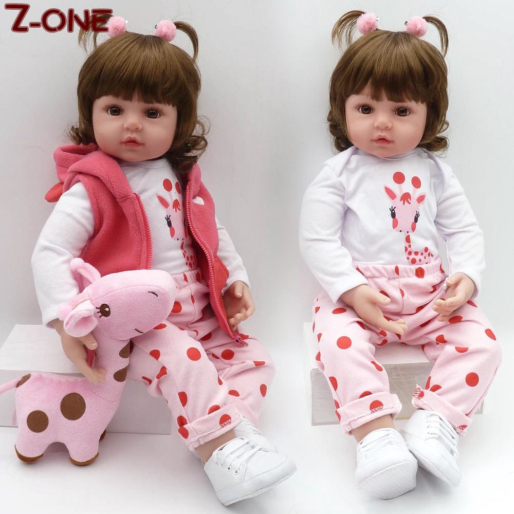 NPK Collection Reborn Silicone Body 55cm Boneca de Simulação para Bebês ...