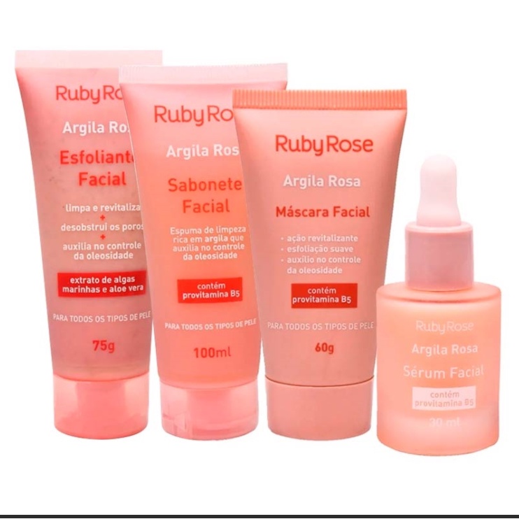Linha Argila Rosa Do Ruby Rose- Mente Seu Kit - Pronto Entrega | Shopee ...