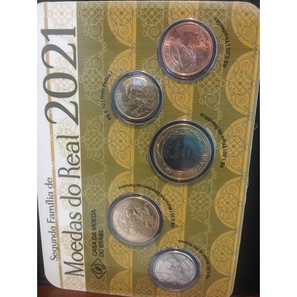 Set de Moedas Segunda Família do Real 2021 - Blister Oficial da Casa da ...