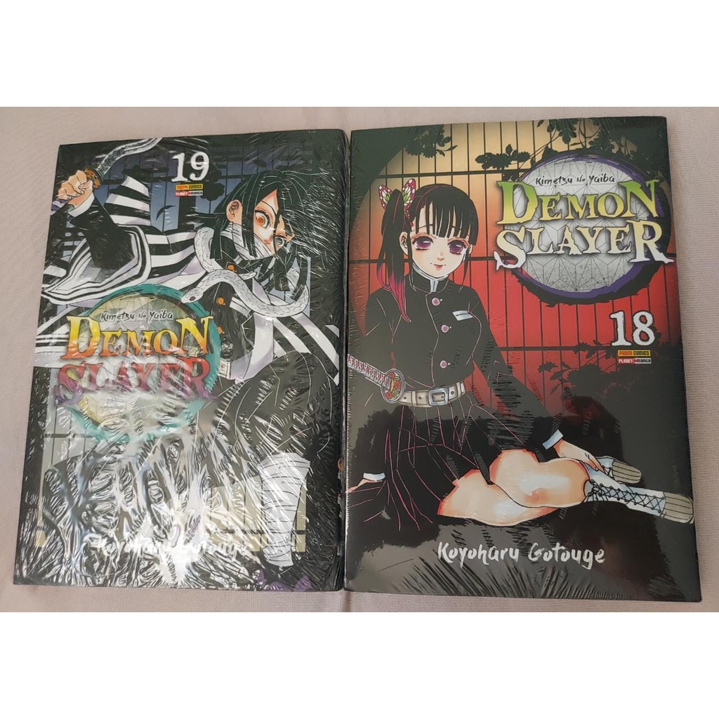 Pacote Demon Slayer Kimetsu No Yaiba Volume 18, 19 (Novo/Lacrado ...