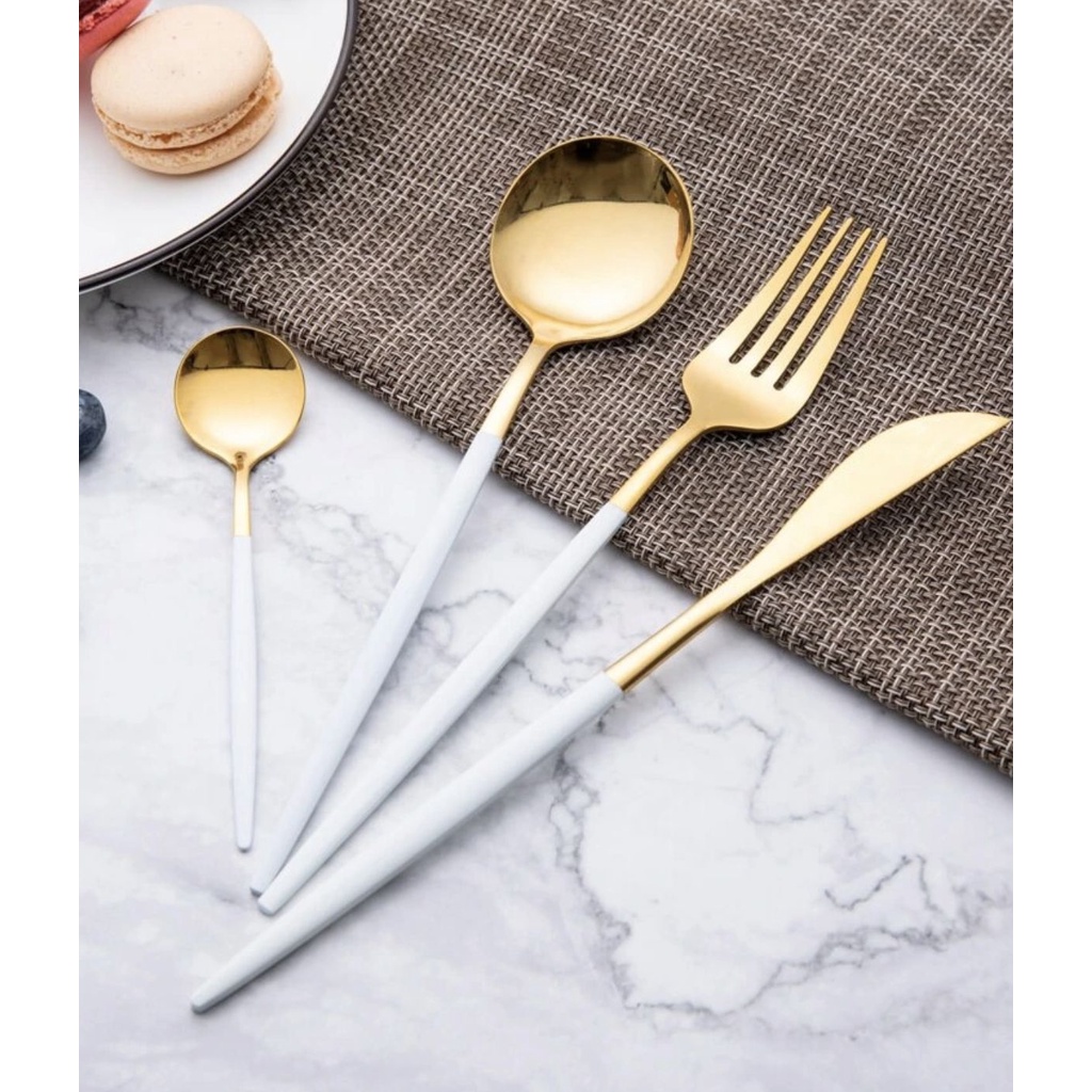 jogo de talheres louça suplat inox utensilios de cozinha talheres ...