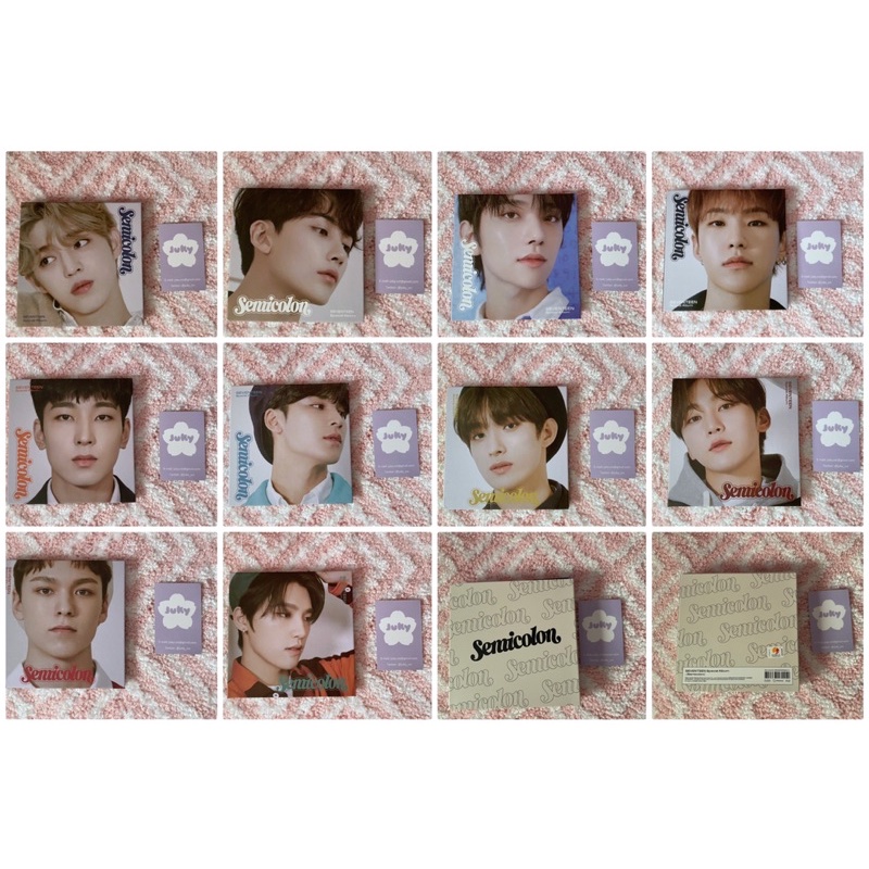 SEVENTEEN SEMICOLON photobook Scoups Jeonghan Joshua Hoshi Wonwoo Mingyu Dk Seungkwan Vernon ...