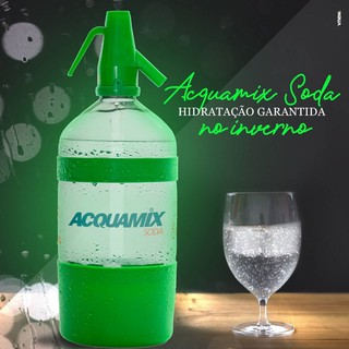 Água Com Gás Acquamix Soda 1,5 Litros para soda italiana | Shopee Brasil