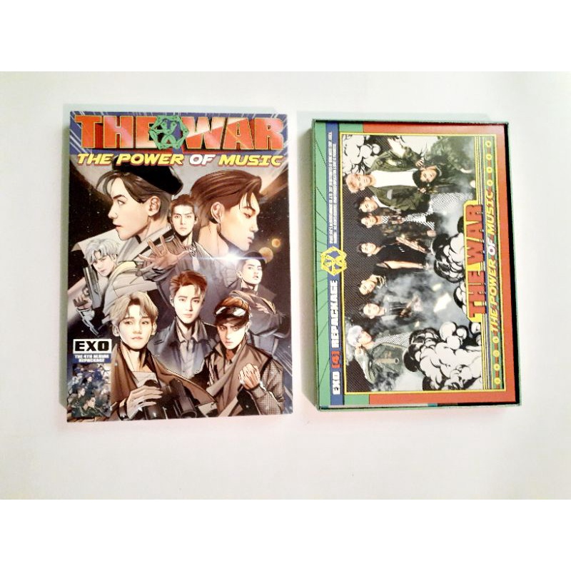 Exo álbum original kpop [The war:The power of music] korean ver. | Shopee Brasil