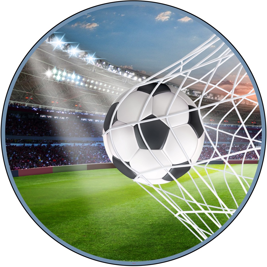 Painel De Festa Redondo Sublimado Em Tecido Tema Bola | Shopee Brasil