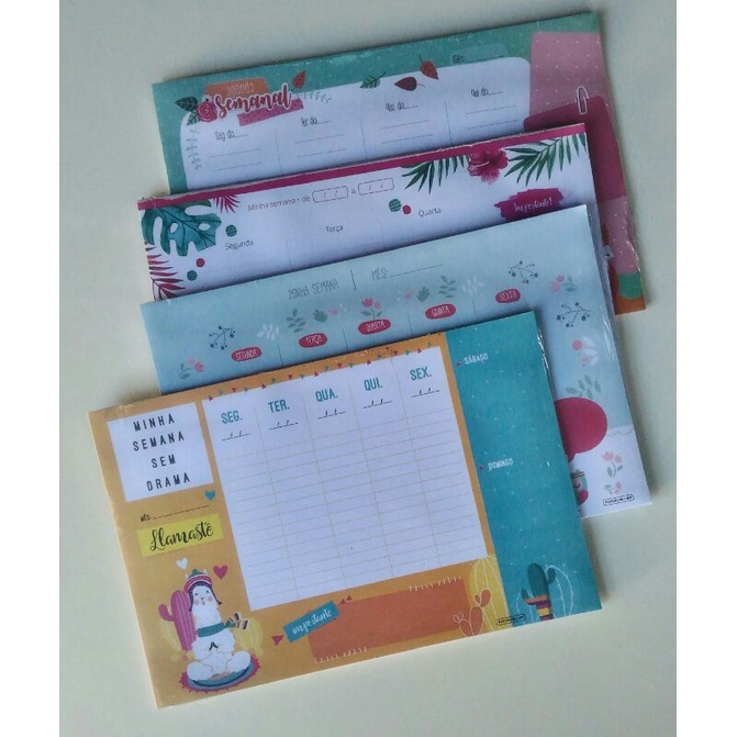 Planner semanal | Shopee Brasil
