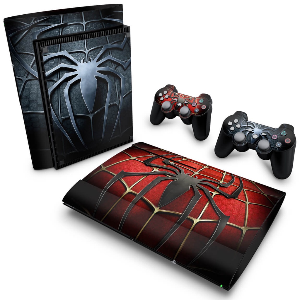 Skin PS3 Super Slim Adesivo - Spider Man - Homem Aranha | Shopee Brasil