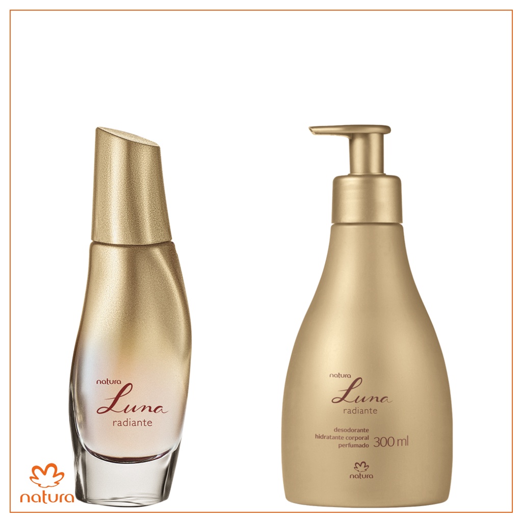 Kit Presente Luna Radiante feminino Perfume 75ml + Hidratante Corporal ...