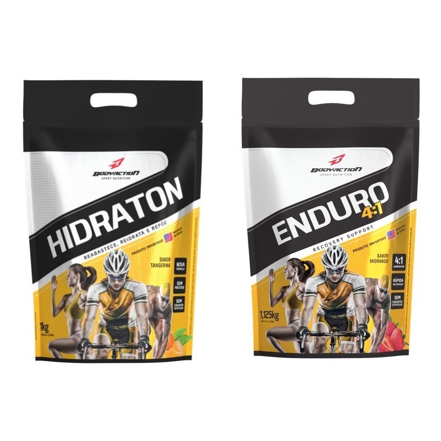 Hidraton Isotônico Endurance 1kg + Enduro 4:1 Bodyaction | Shopee Brasil
