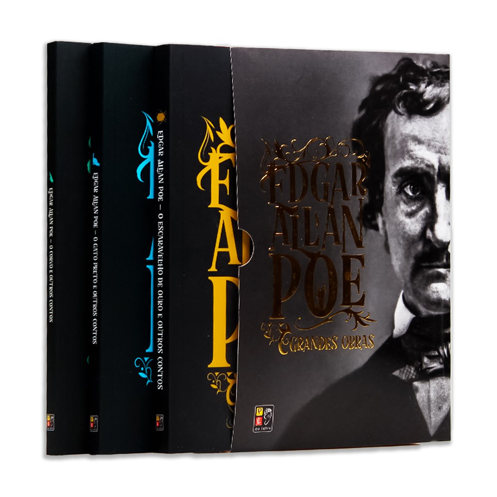 Box Edgar Allan Poe - Grandes Obras - 3 Volumes | Shopee Brasil