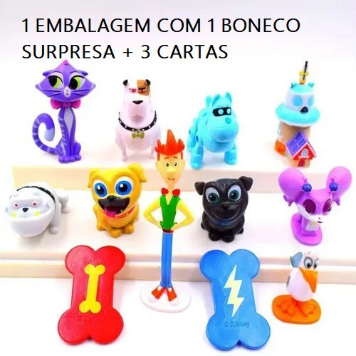 Bonecos Puppy Dog Pals Bingo Rolly Bob E Outros Personagem Surpresa + 3 ...