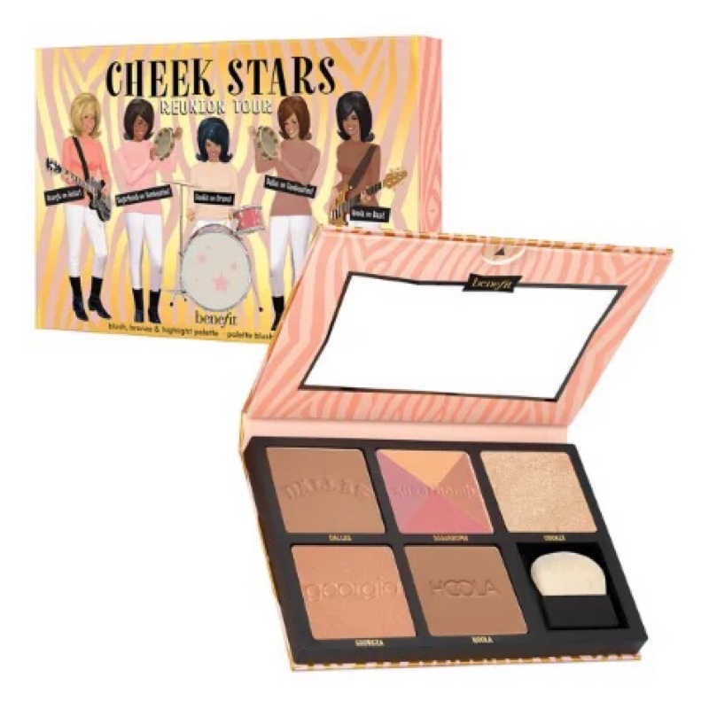 Benefit Paleta Cheek Stars Reunion Tour Palette Blush | Shopee Brasil