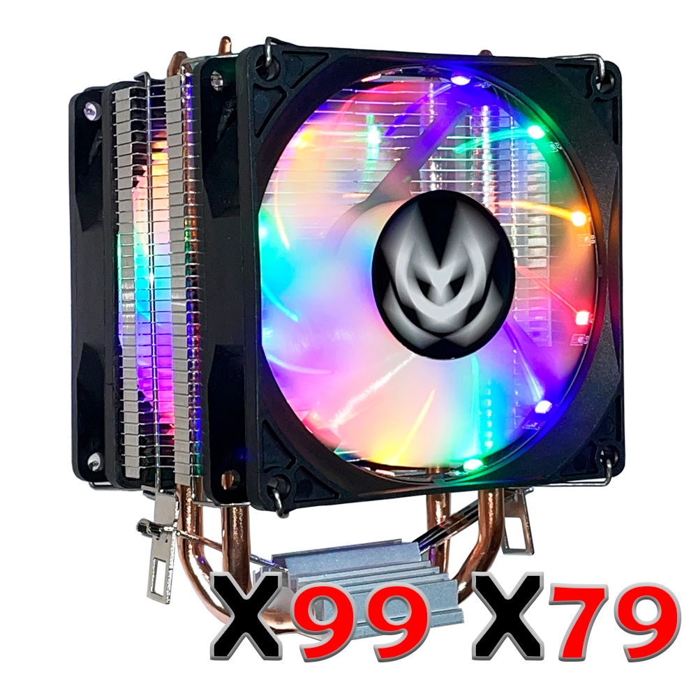 Cooler CPU PC Gamer LED RGB Processador Intel Xeon X99 X79 LGA 2011 v3 ...