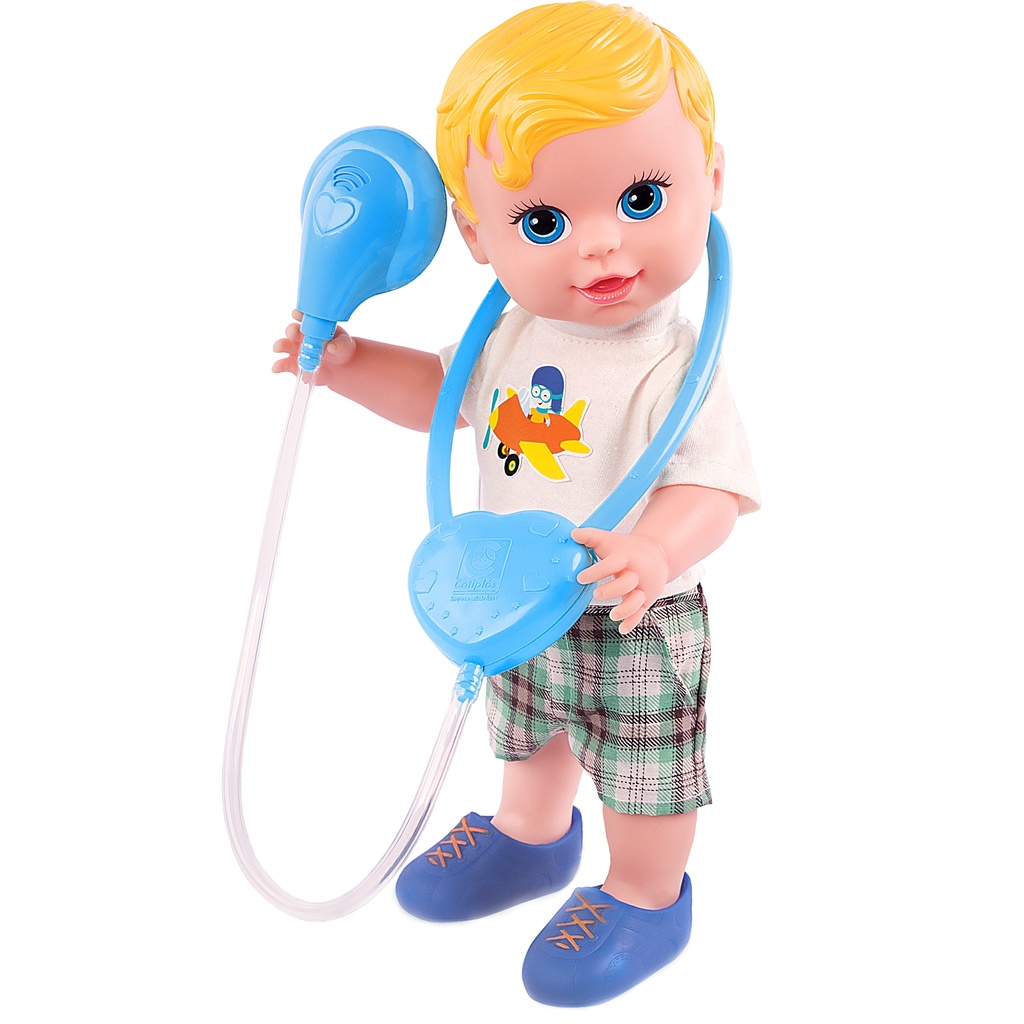 Boneco Bebe Dodoi Baby's Collection Menino Alive - Super Toys | Shopee ...