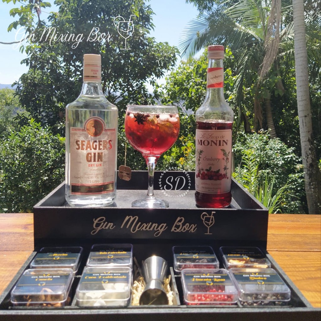 Kit Gin Black Luxo 8 Especiarias | Shopee Brasil