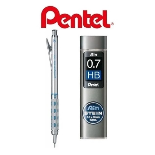 Lapiseira Graphgear 1000 Pentel 0,7mm + Grafite Ain Stein HB | Shopee Brasil