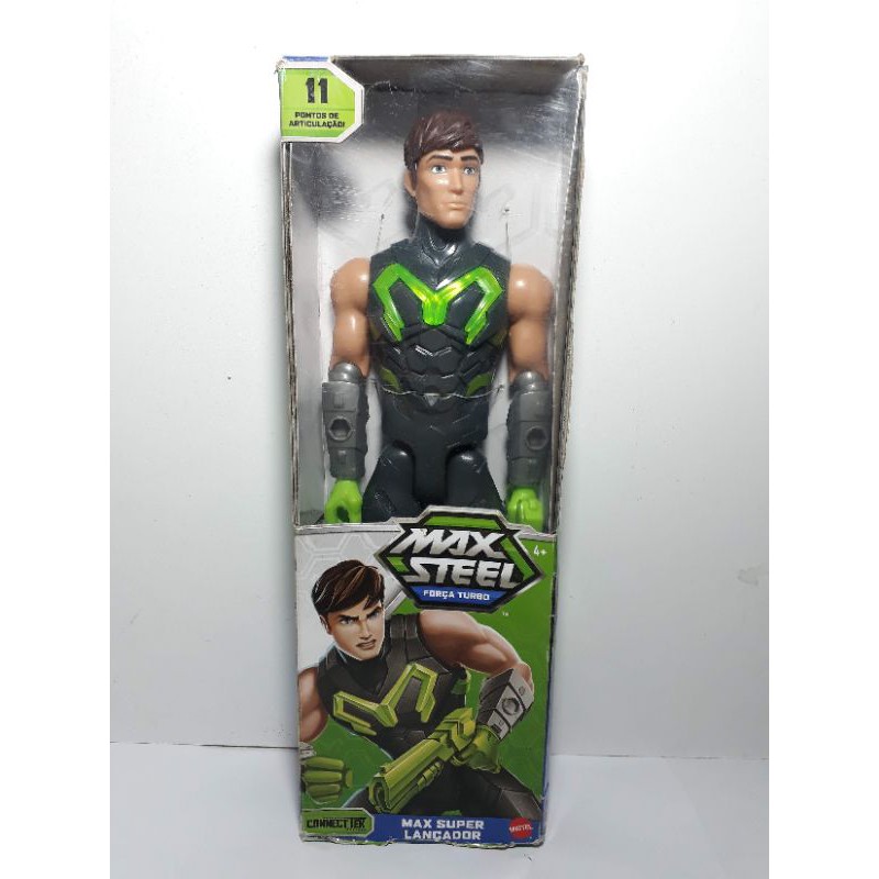 Boneco Max Steel Max Super Lançador | Shopee Brasil