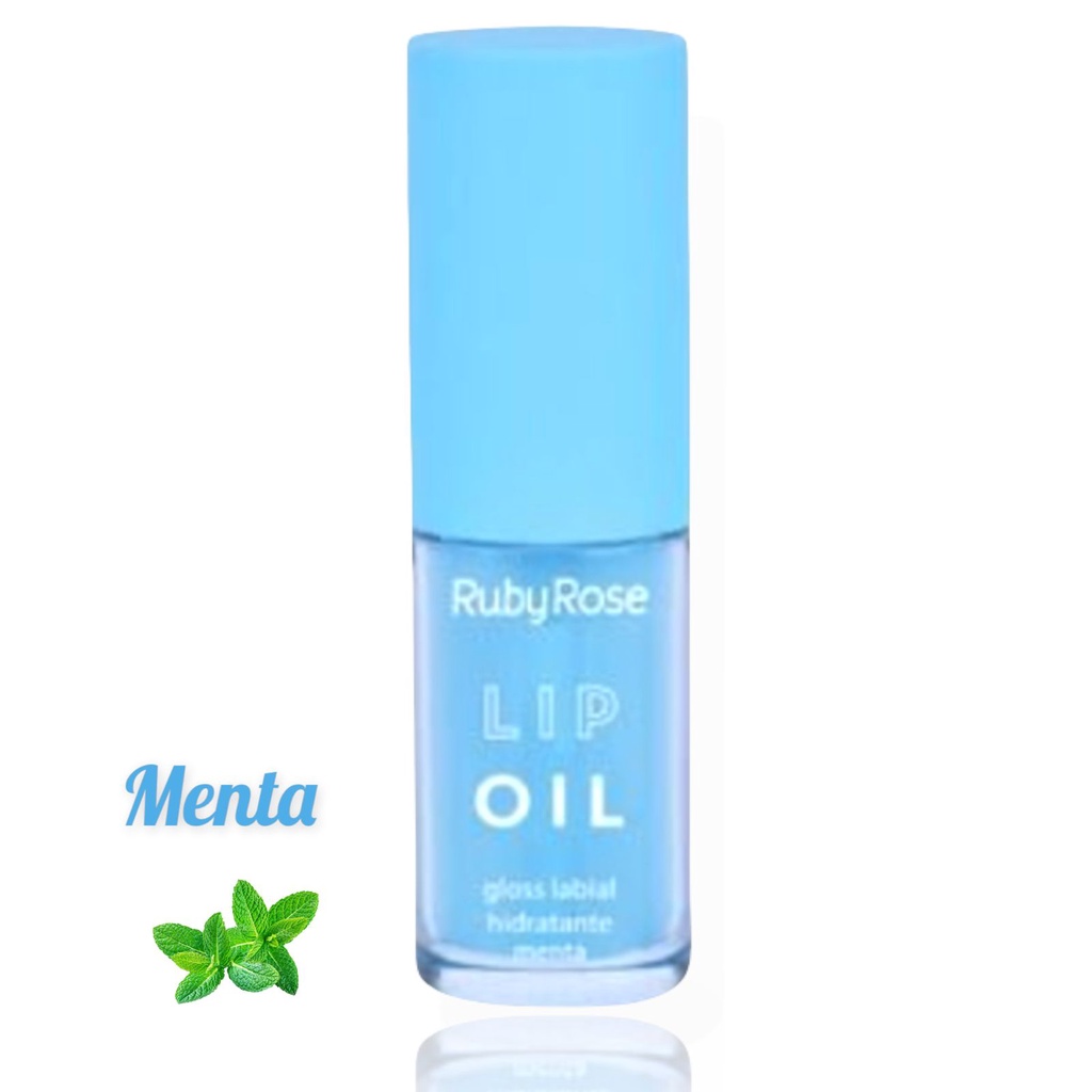 Gloss Labial Hidratante Lip Oil Menta Ruby Rose Ref. M22 | Shopee Brasil