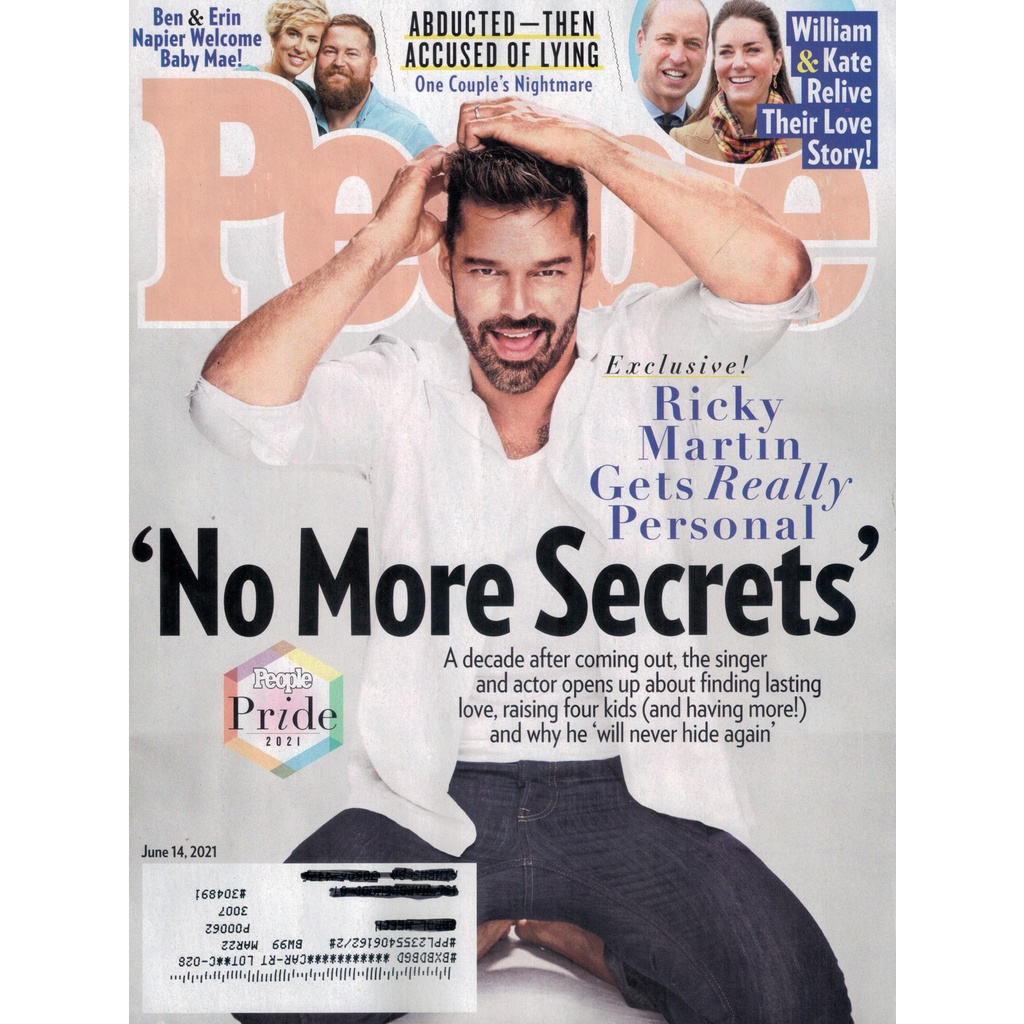 REVISTA PEOPLE, DE 14 DE JUNHO DE 2021, COM RICKY MARTIN NA CAPA ...