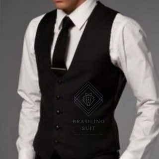 Colete Social Slim Masculino+ Top Para Conjunto de Terno Masculino ...