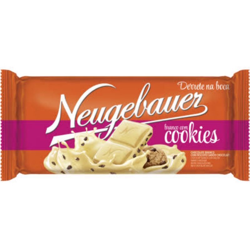 Chocolate Branco com cookies Neugebauer 90g | Shopee Brasil