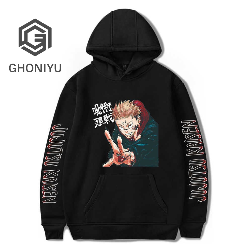 Jujutsu kaisen Kanji Yuji Itadori Casaco De Camisola Anime Premium ...