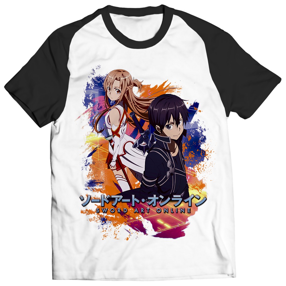 Camiseta Sword Art Online SAO Anime | Shopee Brasil