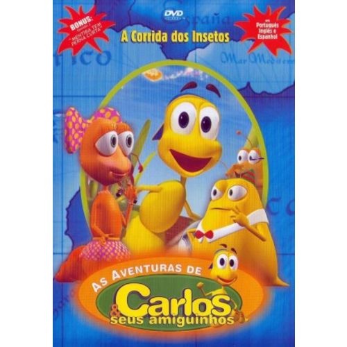 DVD CARLOS E SEUS AMIGUINHOS A CORRIDA DE INSETOS | Shopee Brasil