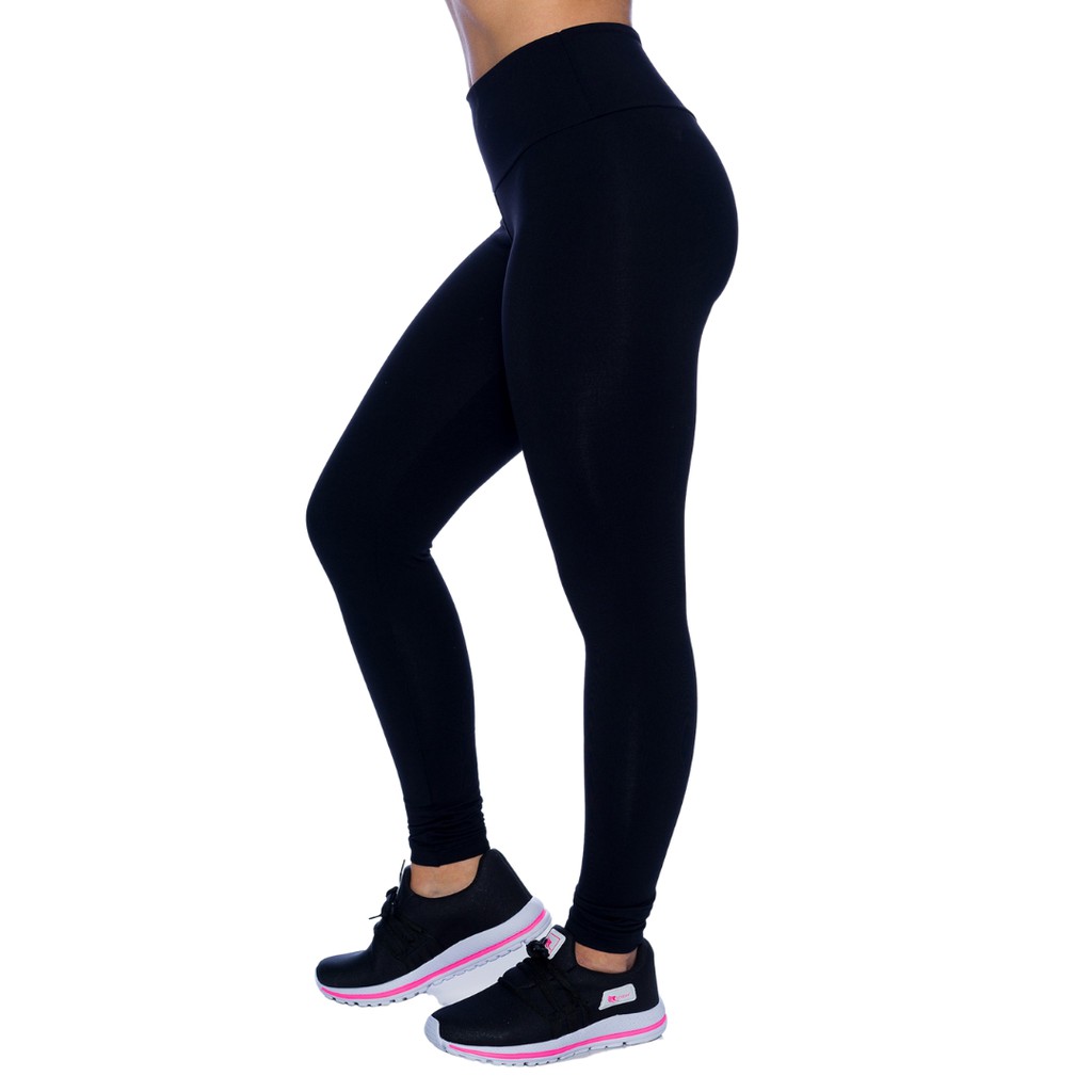 Legging Feminina Suplex Preta P M G GG G1 G2 | Shopee Brasil