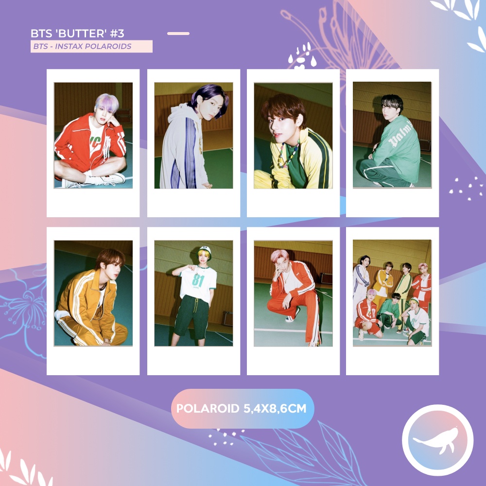 Kit Polaroids INSTAX BTS Butter Kpop | Shopee Brasil