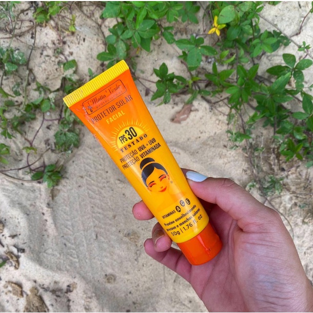 Protetor Solar Facial 30fps Matto Verde 50g | Shopee Brasil