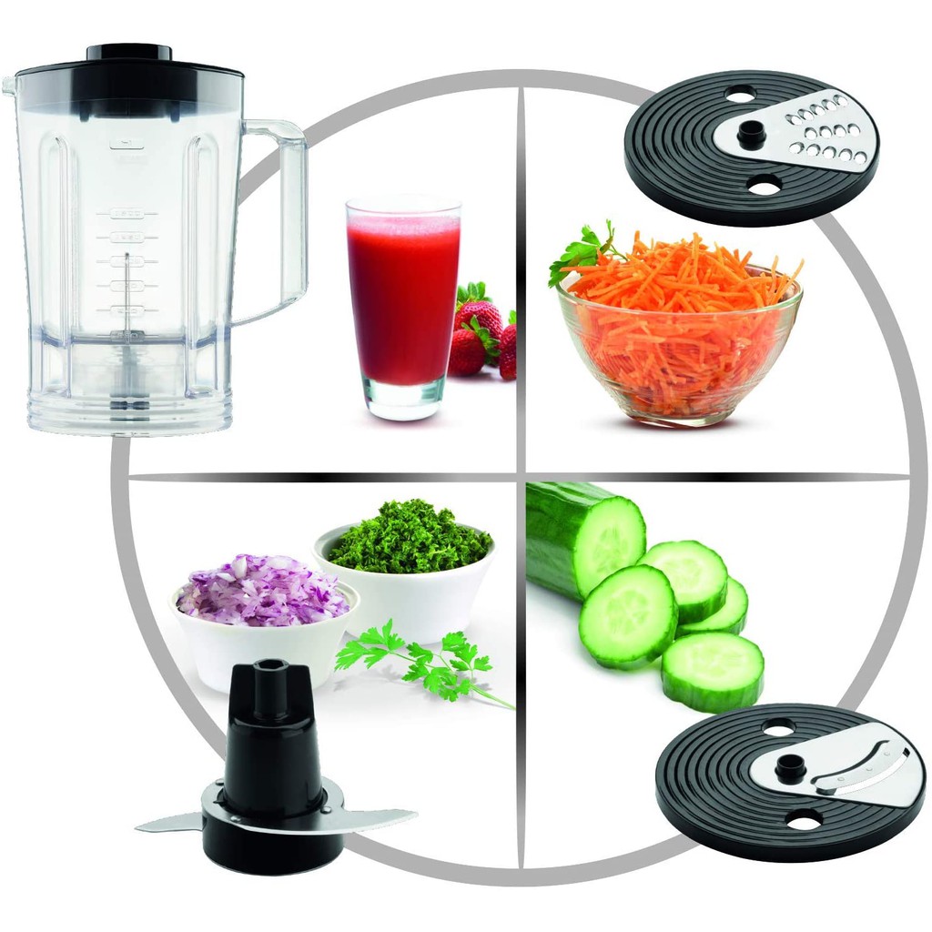 Multiprocessador De Alimentos Multichef 4 Em 1 Preto 600w, Arno 127V ...