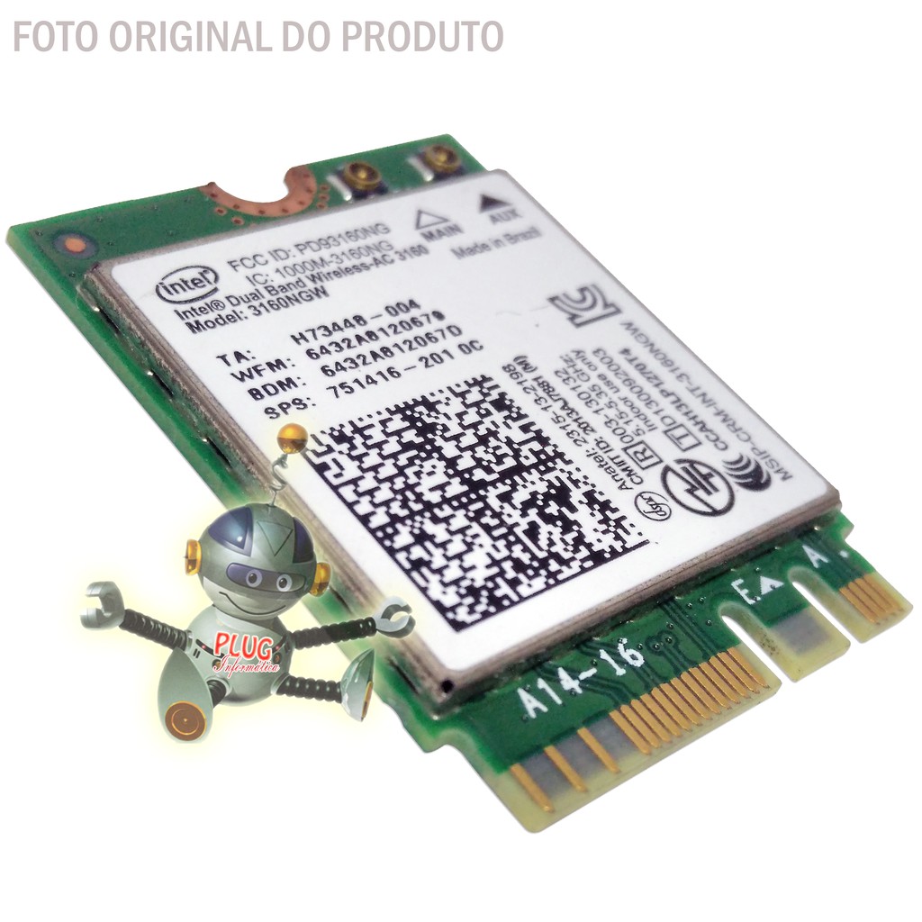 Placa Wifi Notebook Positivo Stilo Xc3620 - AC3160 | Shopee Brasil