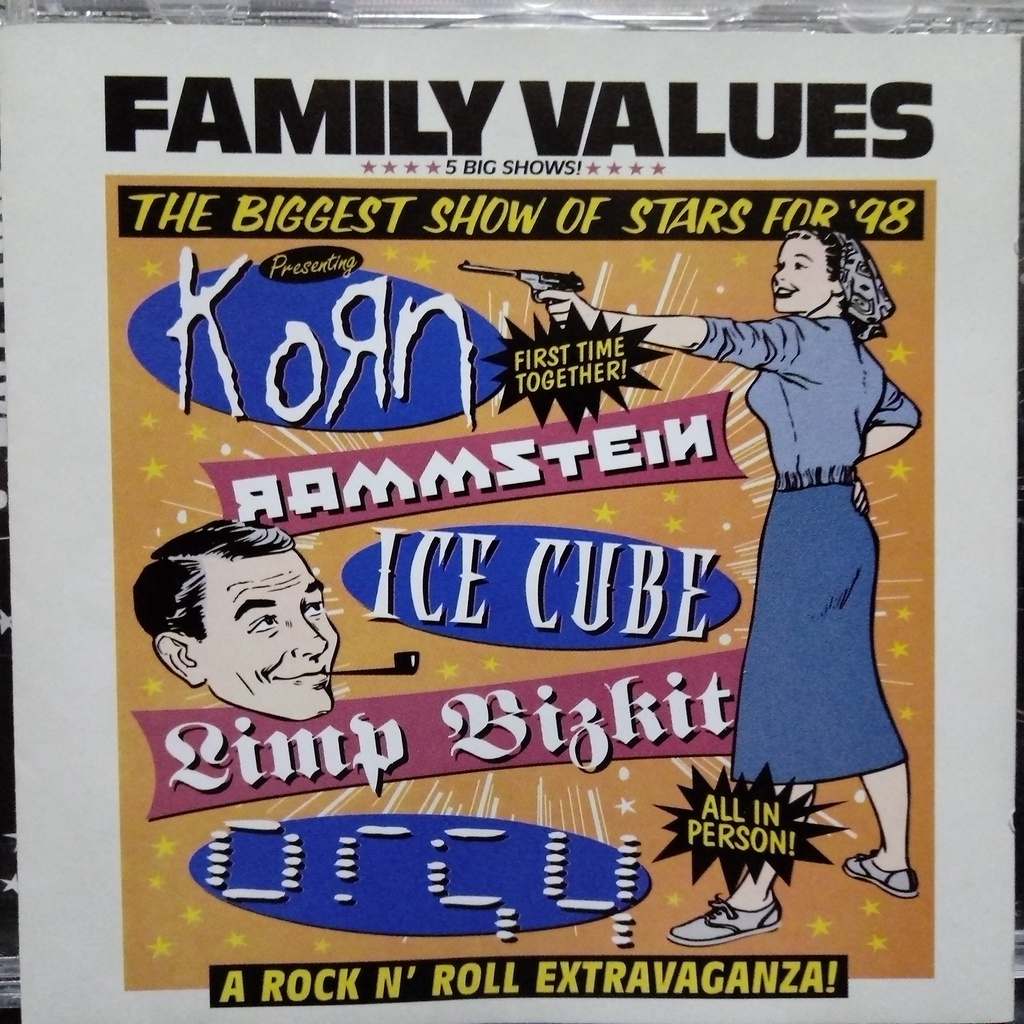 Cd Family Values tour '98 - 5 Big Shows! | Shopee Brasil