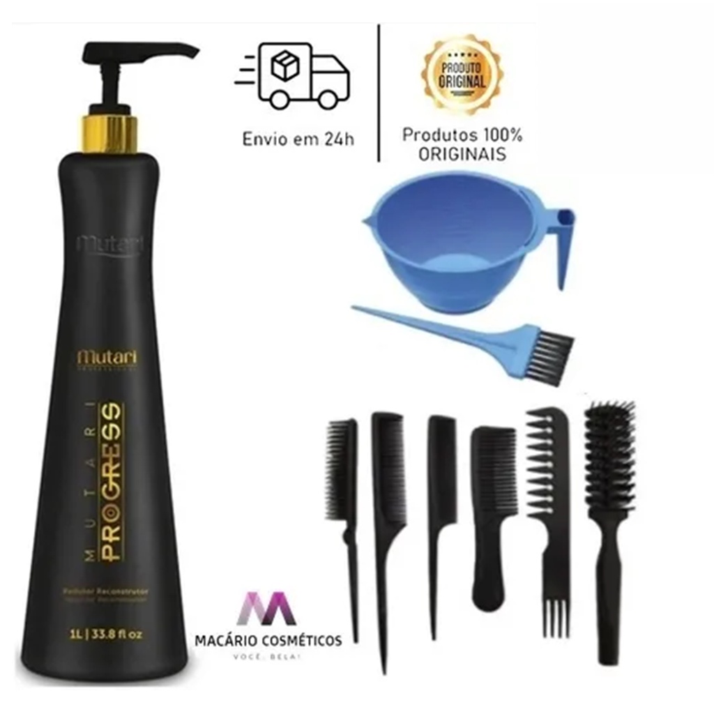 Progress Progressiva Selagem Mutari Profissional 1 Litro | Shopee Brasil