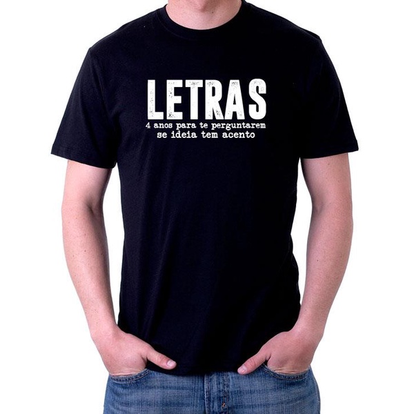 Camiseta Letras Camisa Meme | Shopee Brasil