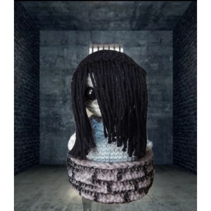 Amigurumi Samara O chamado Personagem Terror | Shopee Brasil