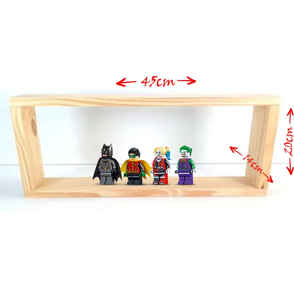 Nicho Retangular Decorativo Em Madeira Natural Pinus 45cm | Shopee Brasil