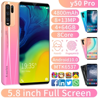 Smartphone / Celular Y50 Pro Original Com Tela Hd De 5,8 "/ 4gb 64gb ...